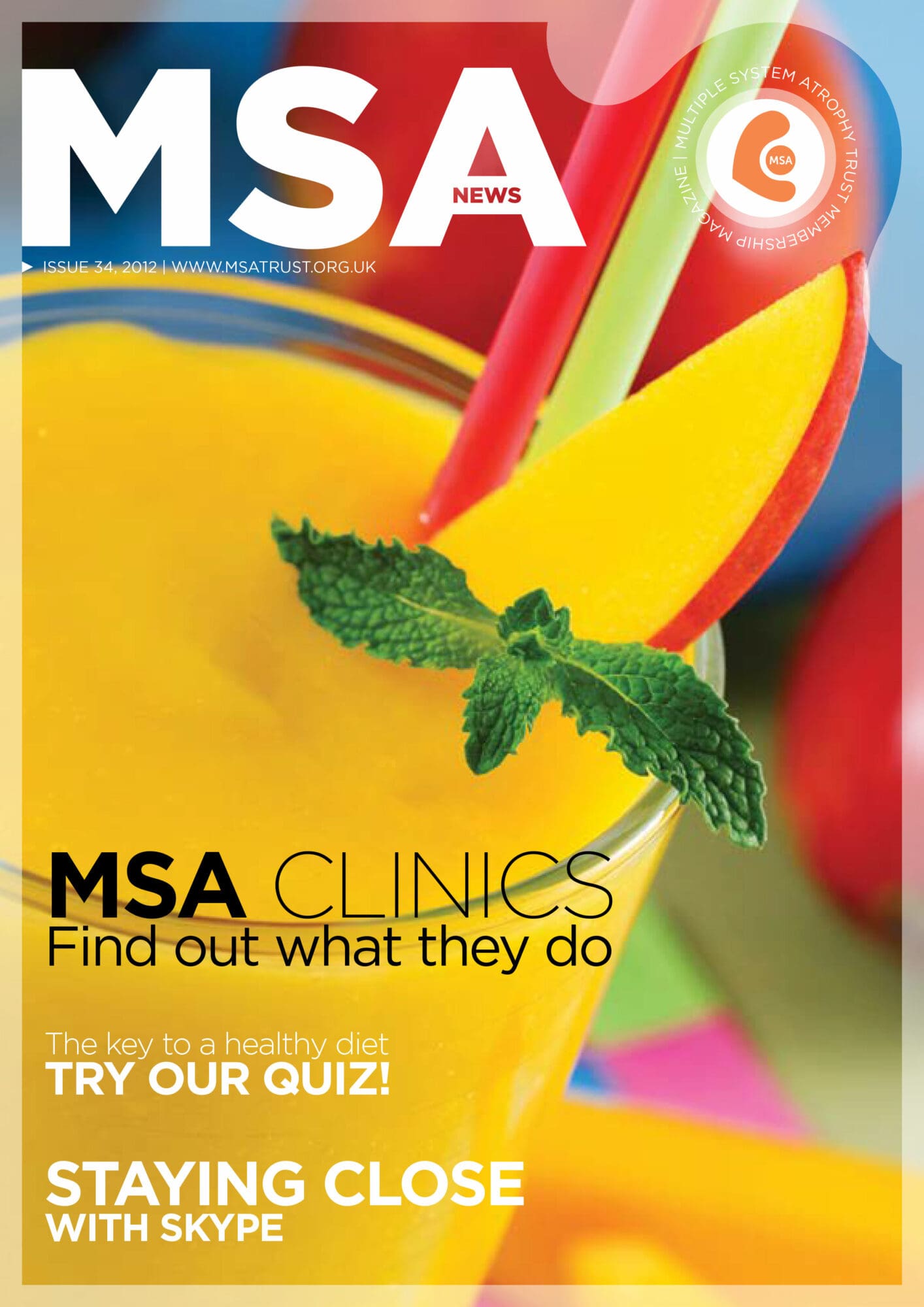 MSA News (issue 34 - June 2012) – Multiple System Atrophy Trust