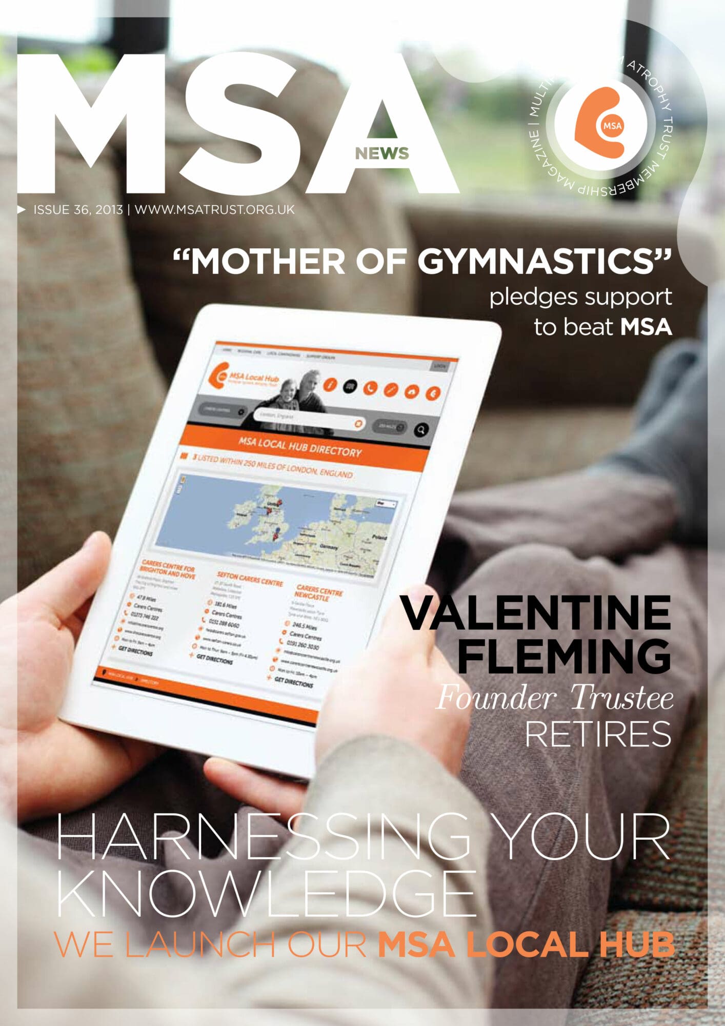 MSA News (issue 36 - Feb 2013) – Multiple System Atrophy Trust