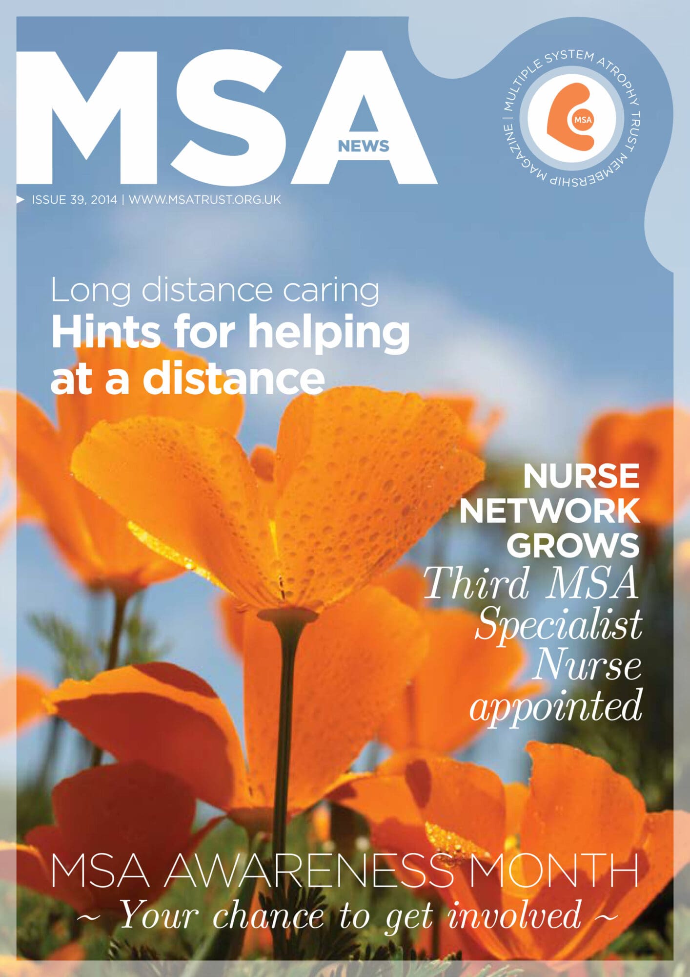 MSA News (issue 39 - Feb 2014) – Multiple System Atrophy Trust