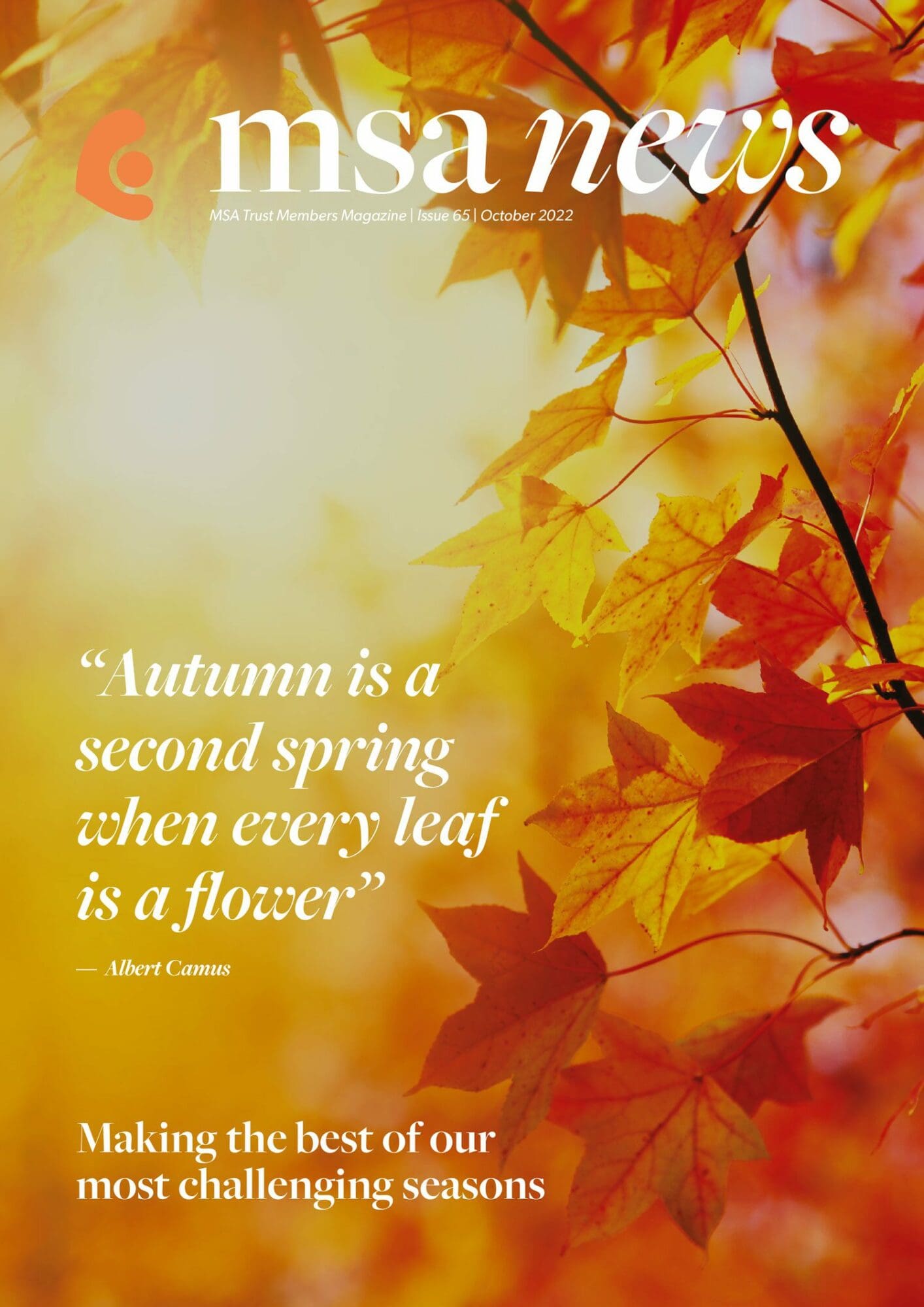 MSA News (issue 65 - October 2022) – Multiple System Atrophy Trust